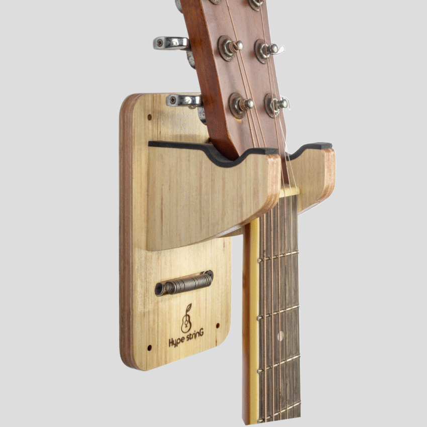 Rustic Guitar Wall Stand - Hypestring